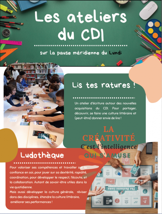 Le CDI au Lycée - École Lacordaire