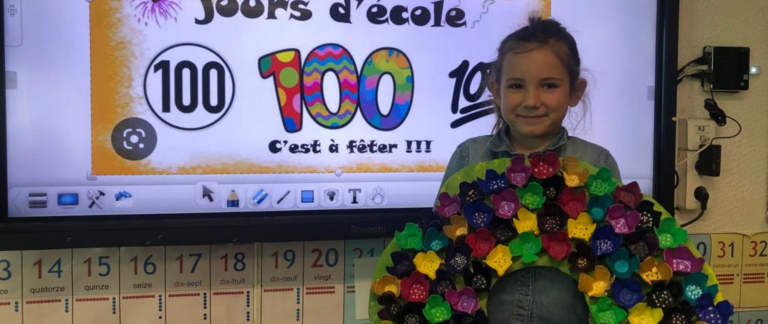 100 jours d'école à fêter au primaire - École Lacordaire
